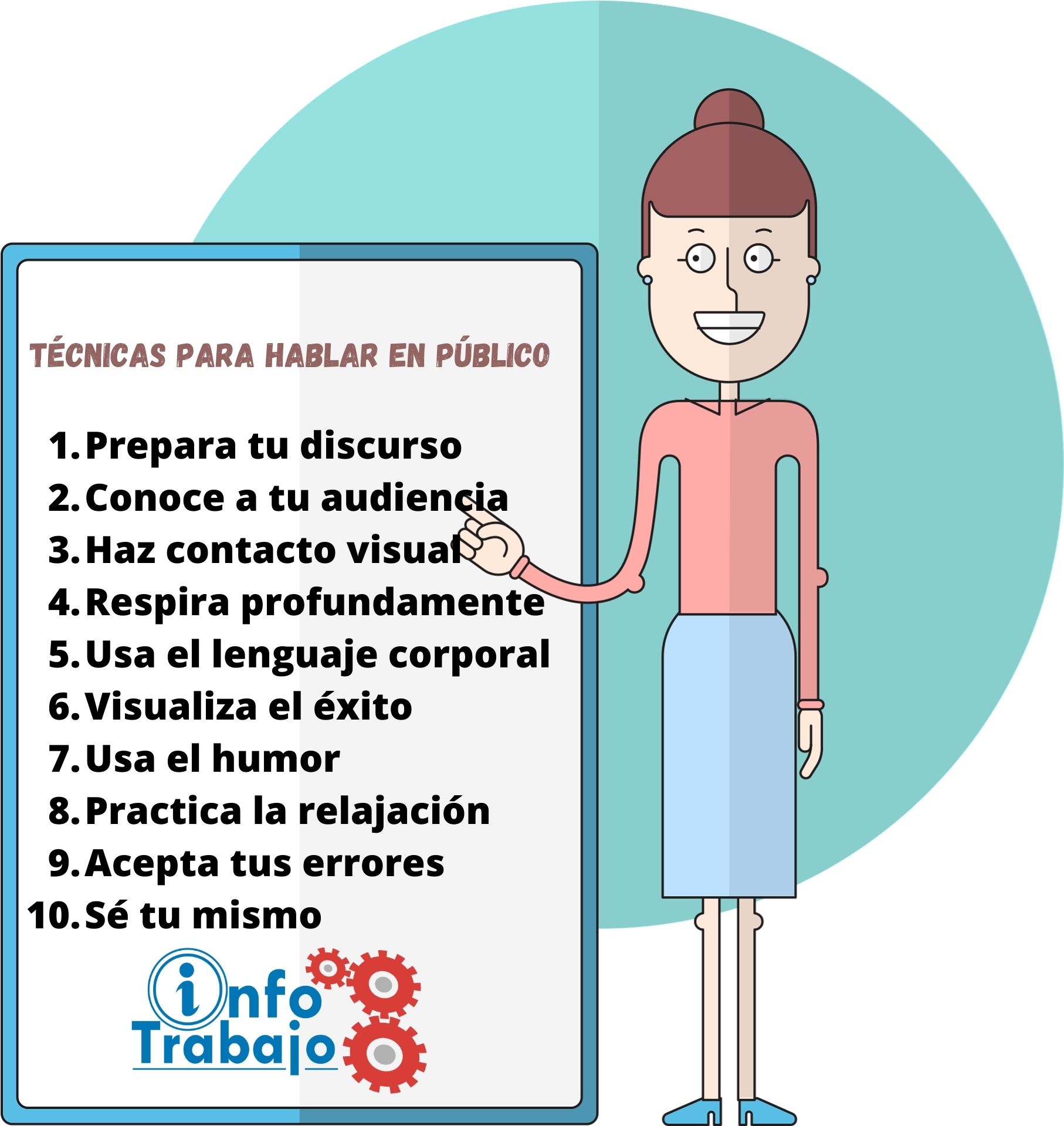 Consejo: Cómo no ponerse nervioso al hablar en público - Infotrabajo